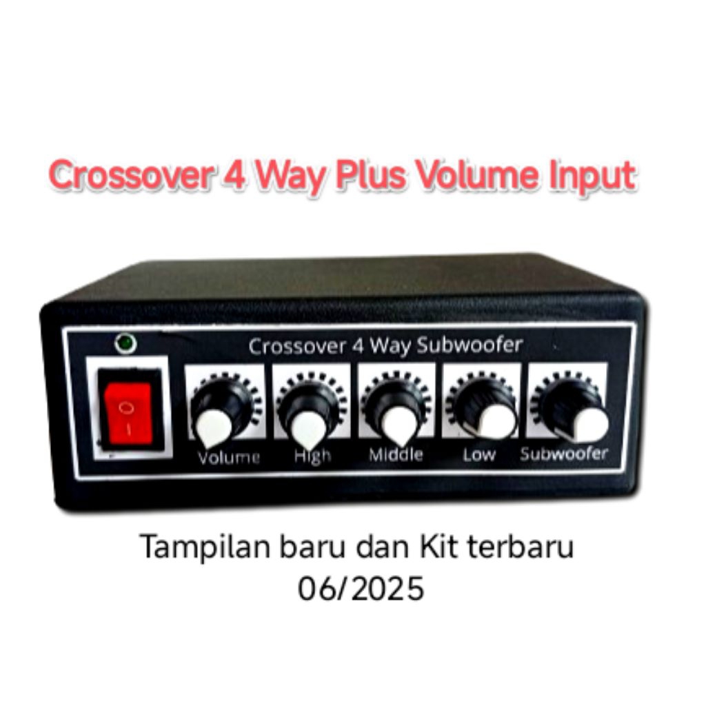 Jual Crossover Aktif 4 chanel mini, Subwoofer, lowMid, Middle, MidHigh ...