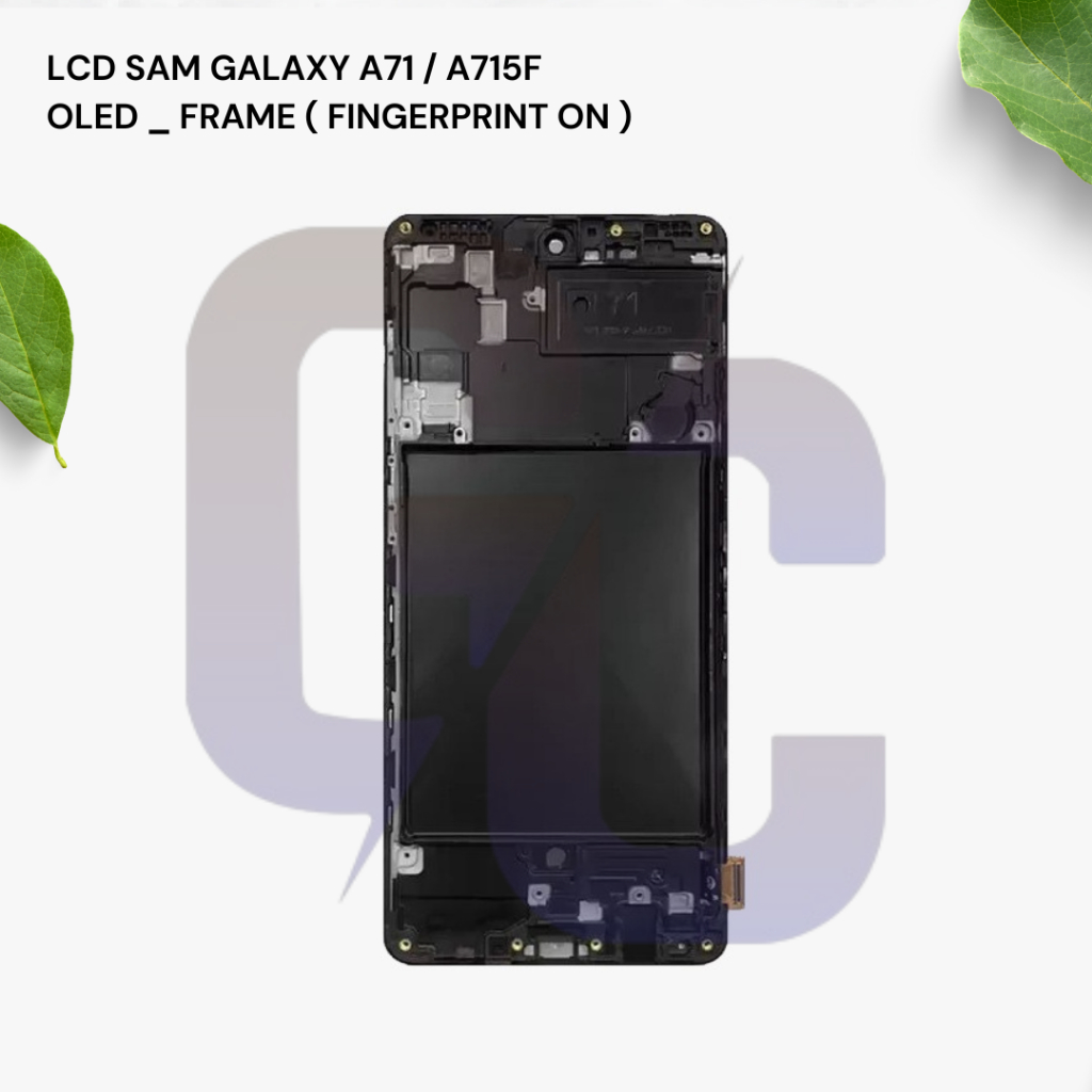 Jual LCD SAM A71 / A715 / A715F - OLED + FRAME ( FINGERPRINT ACTIVE ...