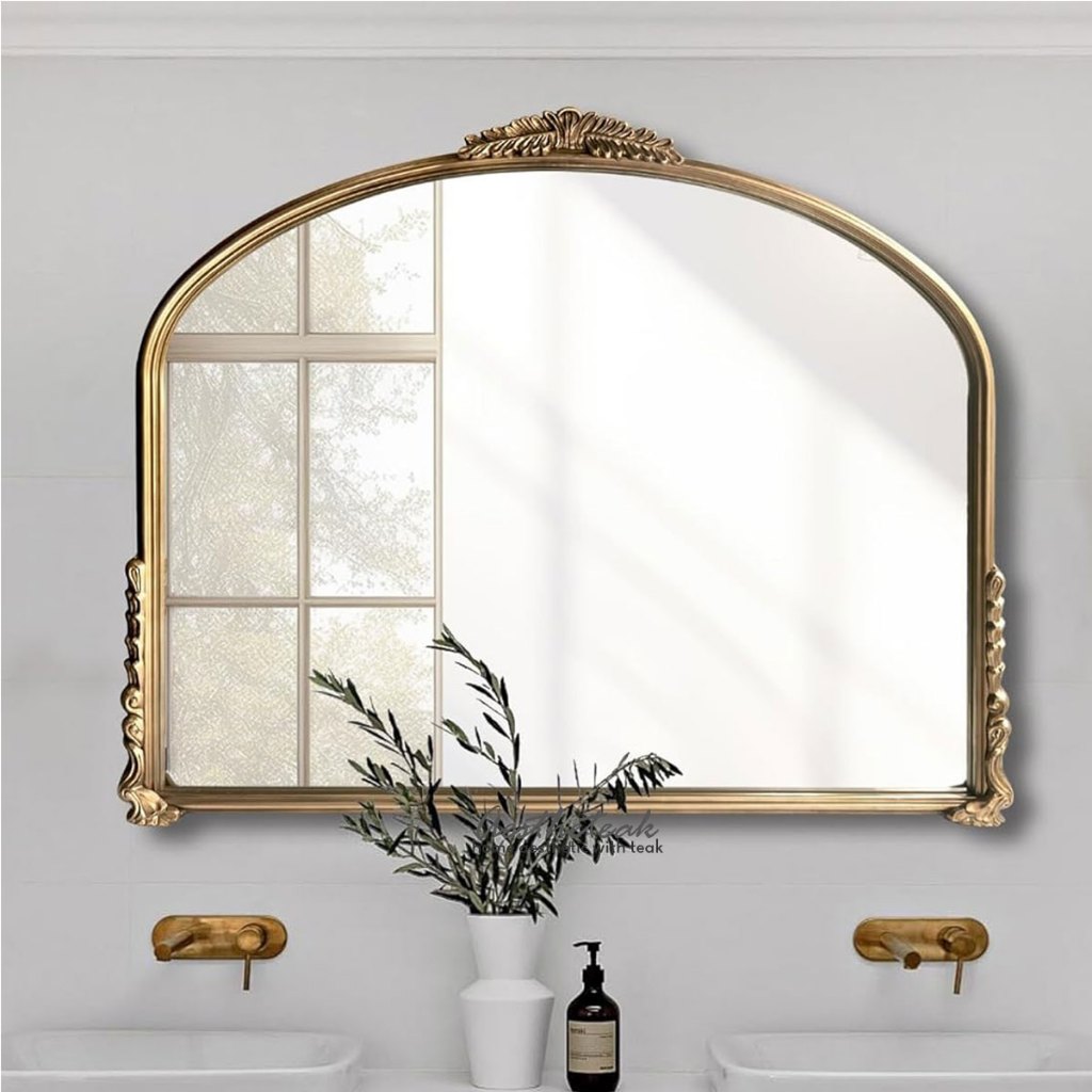 Jual Cermin Dinding Vintage – Cermin Hias Gold Frame Gaya Klasik Eropa ...