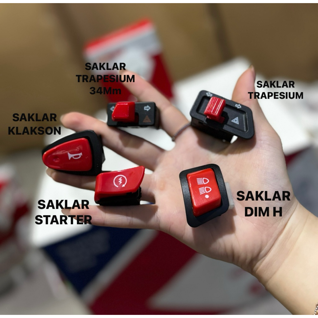 Jual SALE Saklar Hazard Trapesium Saklar Klakson Universal Saklar ...