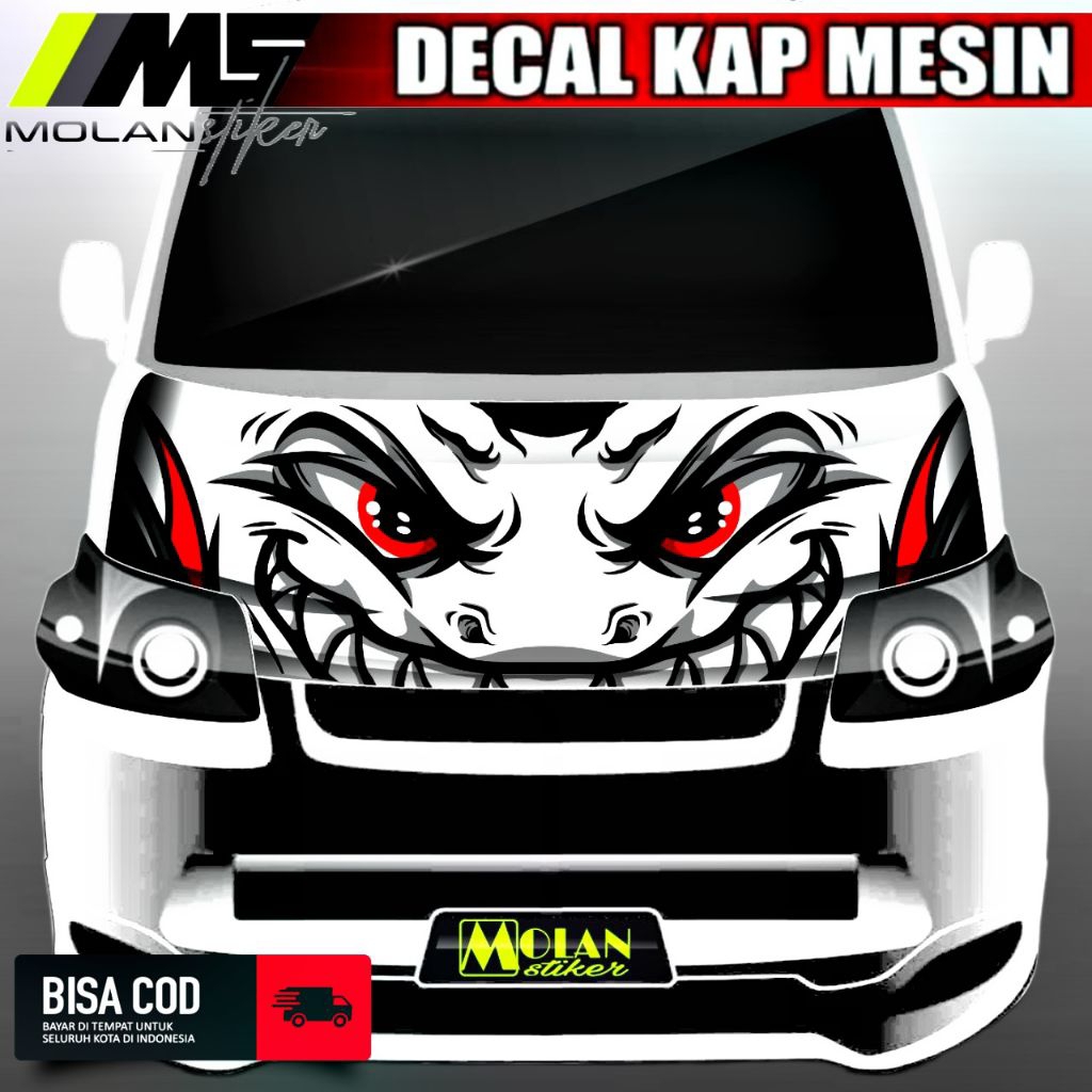 Jual Decal Sticker Striping Variasi Kap/Kabin Granmax & Luxio Decal ...