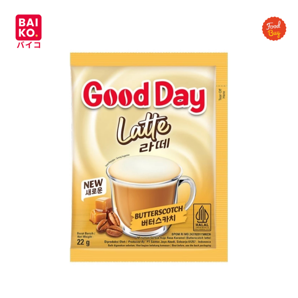 Jual Good Day Latte 1 Renceng - Nikmati Kopi Susu Creamy Ala Kafe di ...