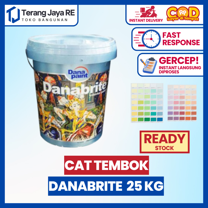 Jual Cat Tembok Danabrite Brilliant White 25 kg - Cat Tembok Dana Paint ...