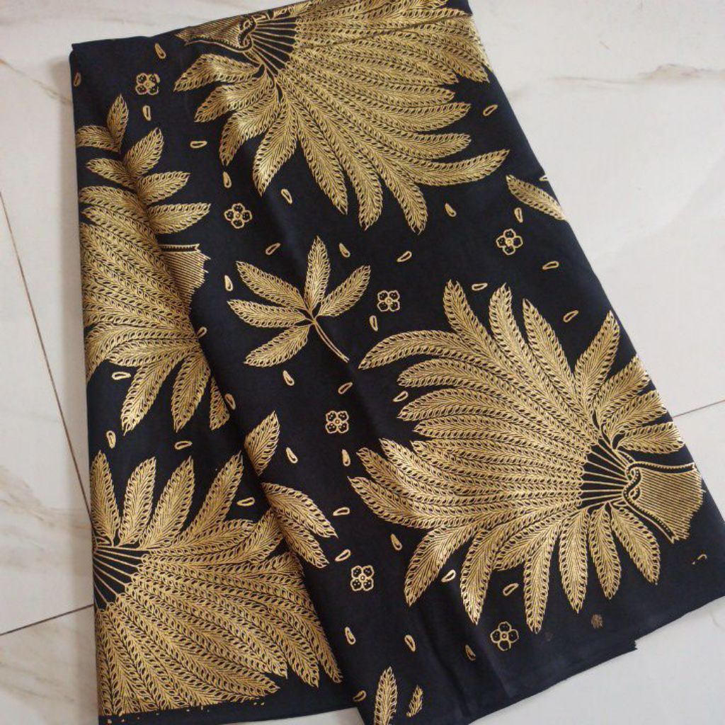 Jual kain Prada motif padi Prada emas | Shopee Indonesia