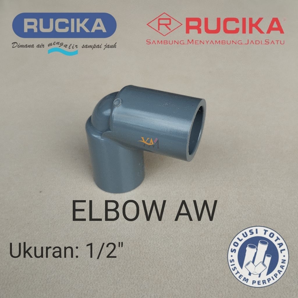 Jual ELBOW KNEE PVC AW RUCIKA UK: 1/2 INCH | Shopee Indonesia