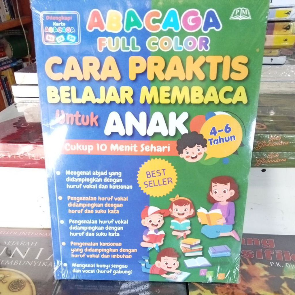 Jual ABACAGA FULL COLOR CARA PRAKTIS BELAJAR MEMBACA UNTUK ANAK ...