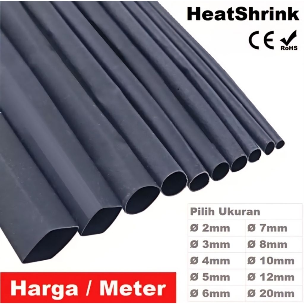 Jual KABEL BAKAR ISOLASI/SELONGSONG KABEL BAKAR PANJANG 1 METER ...