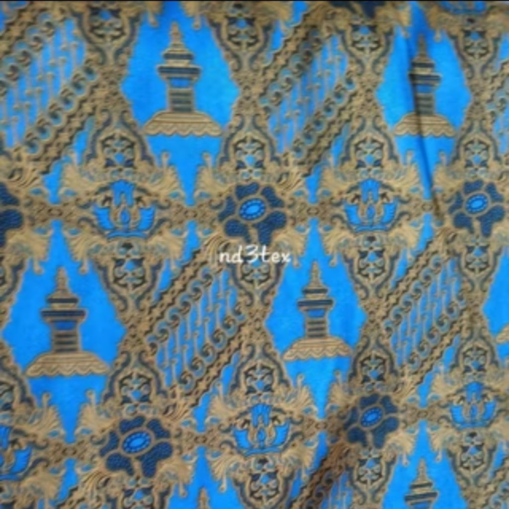 Jual Kain Batik Seragam Sekolah Motif Candi Meteran | Shopee Indonesia