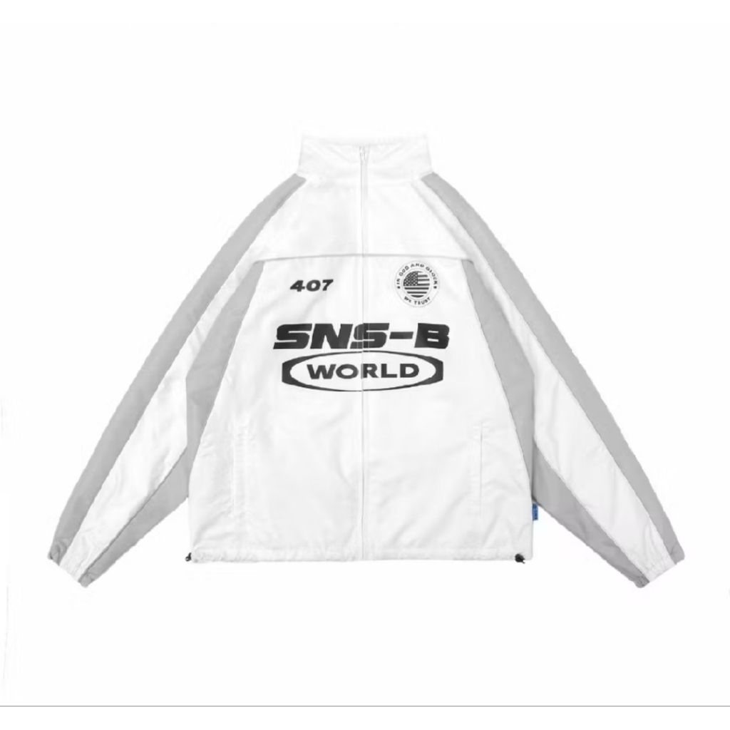 Jual TRACKTOP SNSB WORLD UNITED WHITE COLLABORATION 407 ORIGINAL TC ...