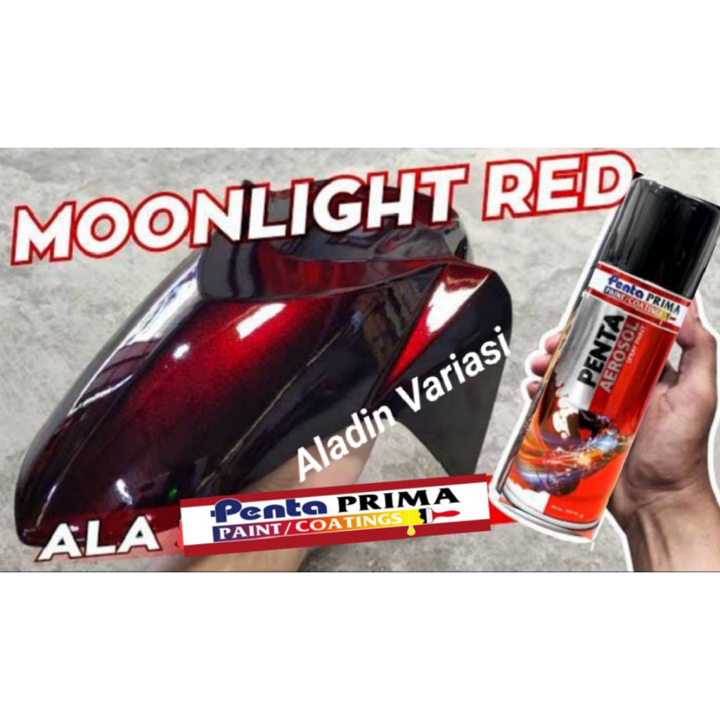 Jual Pilok Cat Merah Moonlight Red Penta Aerosol Cat Semprot Vleg ...