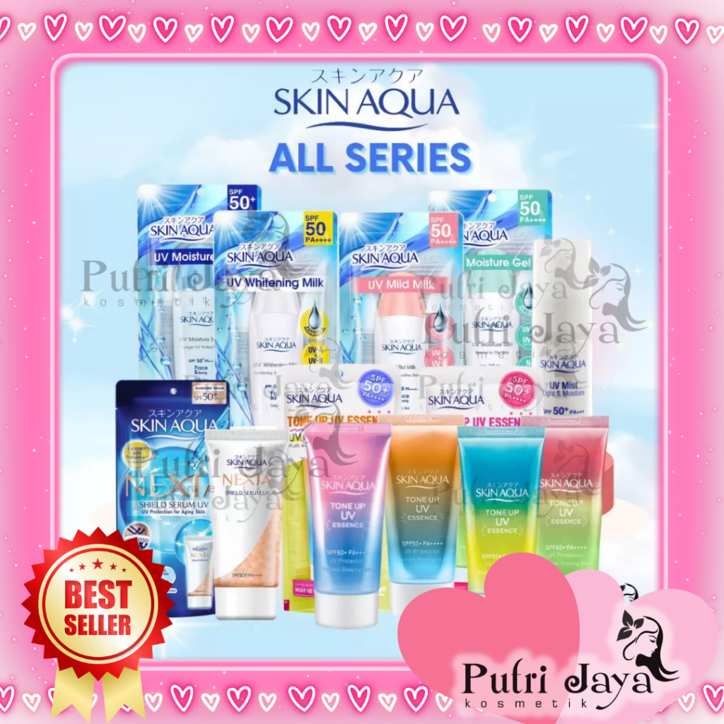 Jual SKIN AQUA Sunscreen UV SPF 50 25 ALL SERIES | Moisture Milk Gel ...