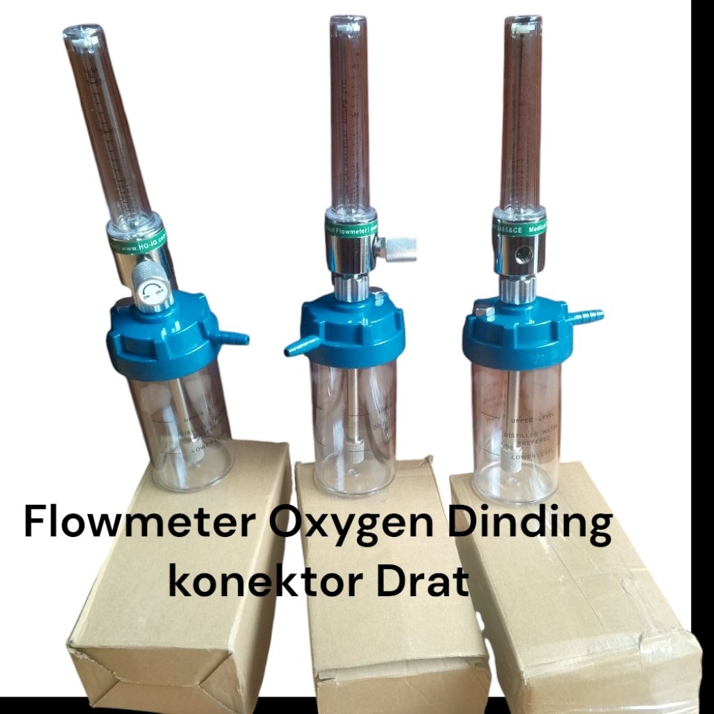 Jual Flow meter Oxygen Outlet Dinding-Regulator flowmeter Oxygen HGIG ...