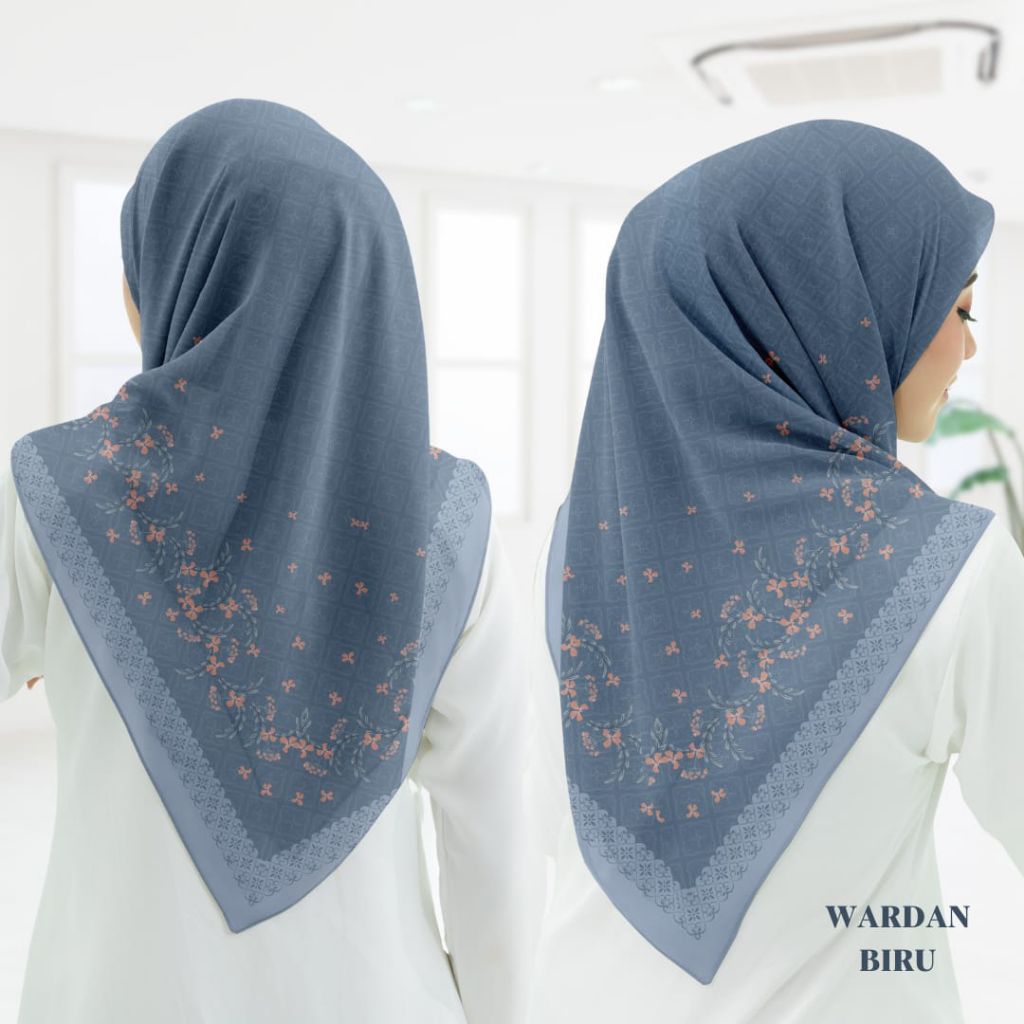 Jual Kerudung segiempat Voal Motif Terbaru Series Wardan Segiempat Voal ...