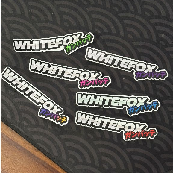 Jual Whitefox Project 2025 | Logo Stiker Print | Shopee Indonesia