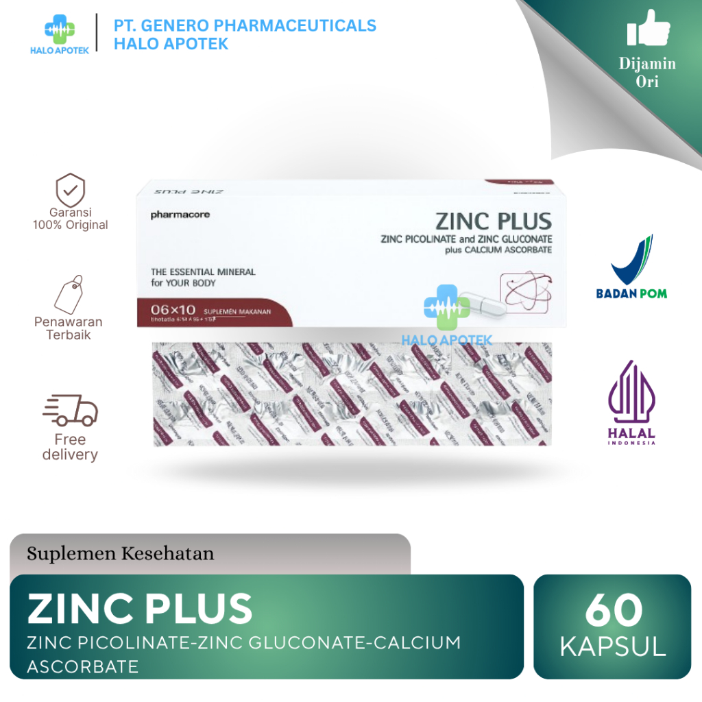Jual Zinc Plus | Maxzing 10kaplet-30kaplet-60kaplet | Multivitamin ...