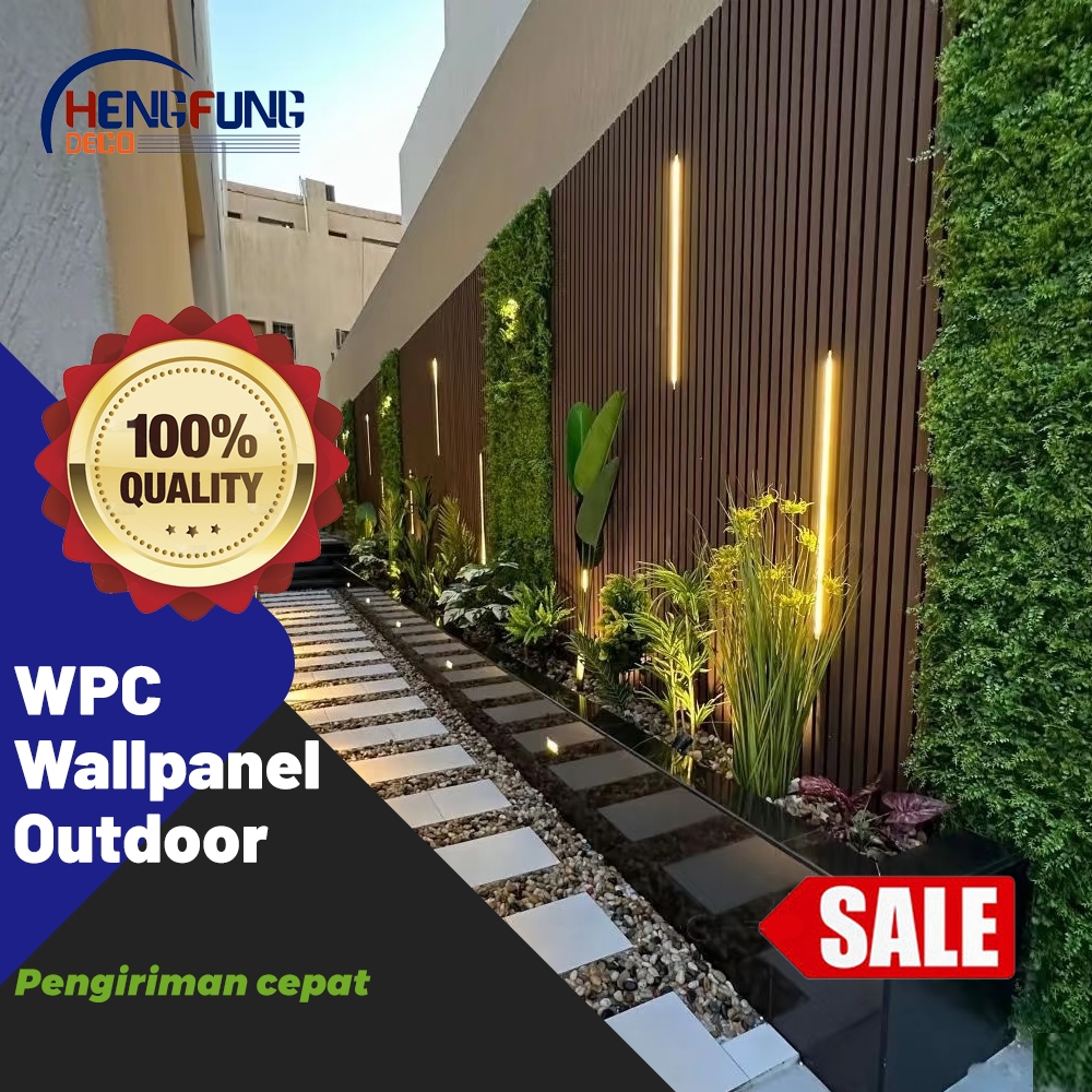 Jual WPC Wallpanel OutdoorAnti Air Dinding Pagar Wall Panel Exterior ...
