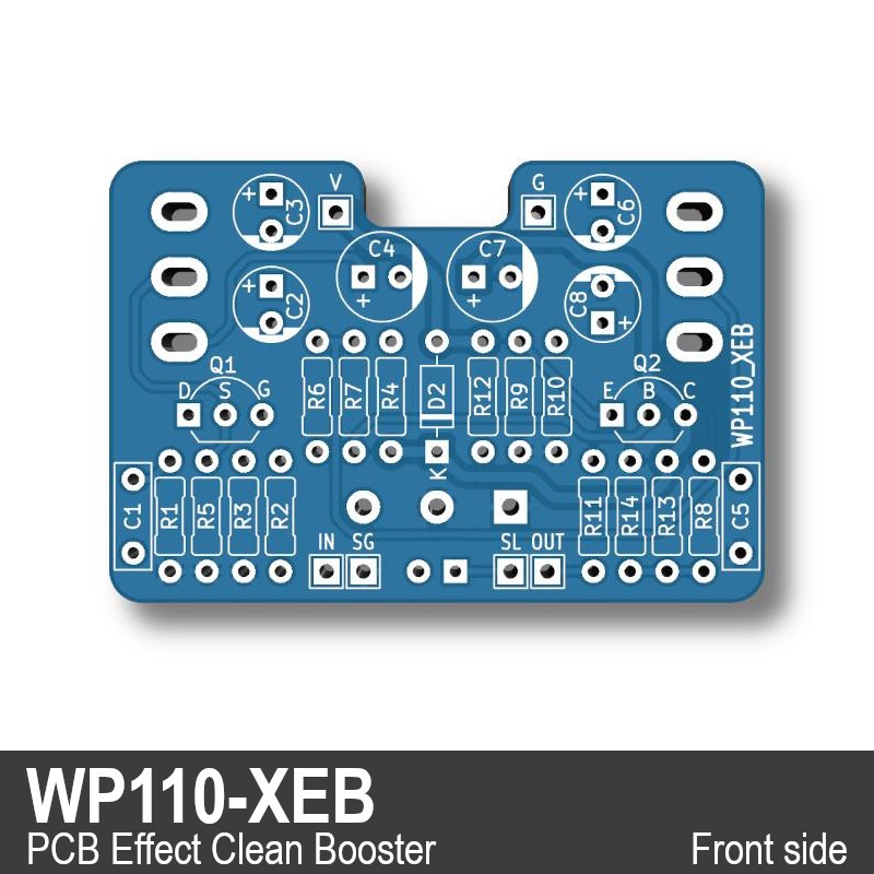 Jual PCB Efek Clean Boost | WP110_XEB based on Xotic Ep Booster ...