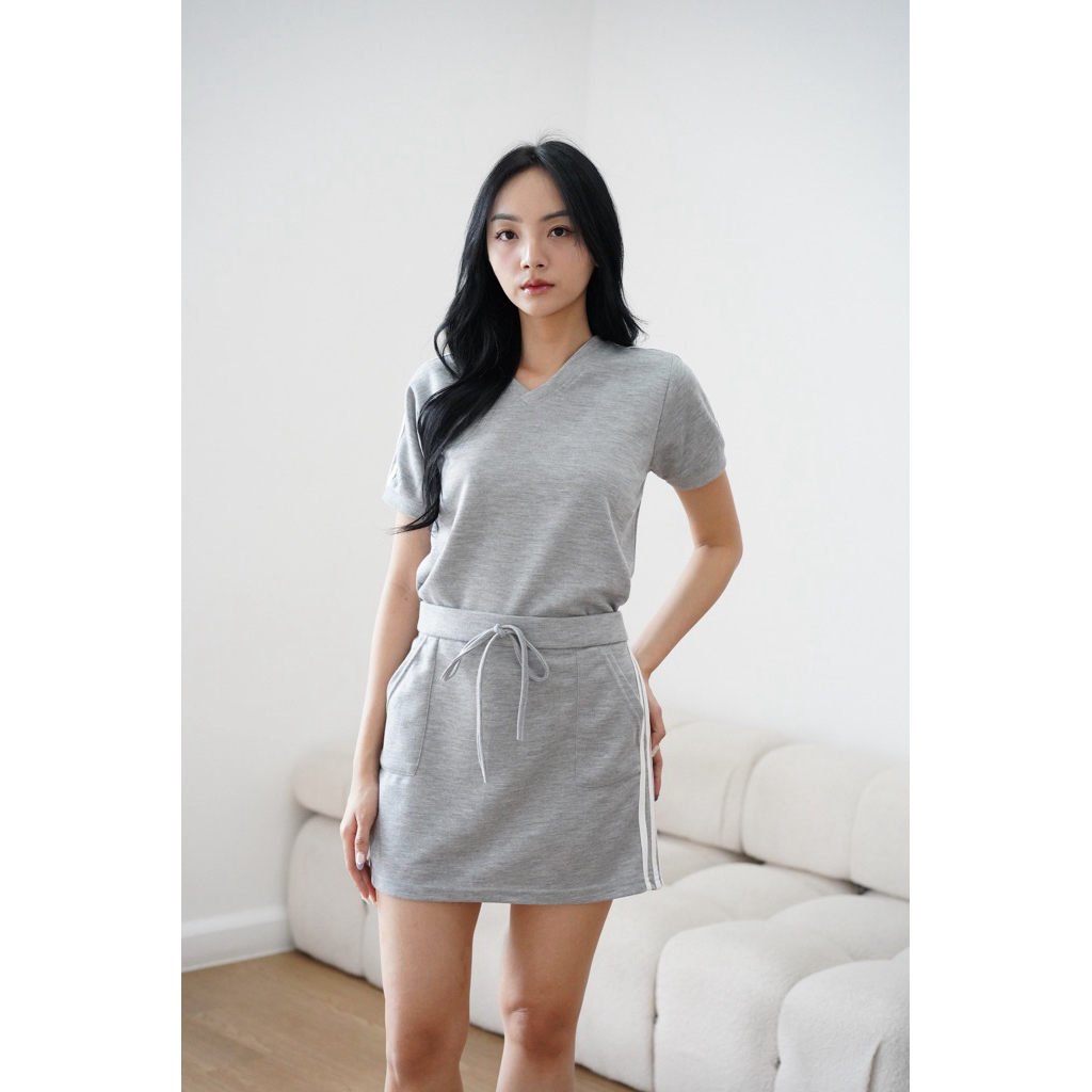 Jual Ava Sport Set || Setelan Baju Rok Mini Casual Olahraga Tennis ...