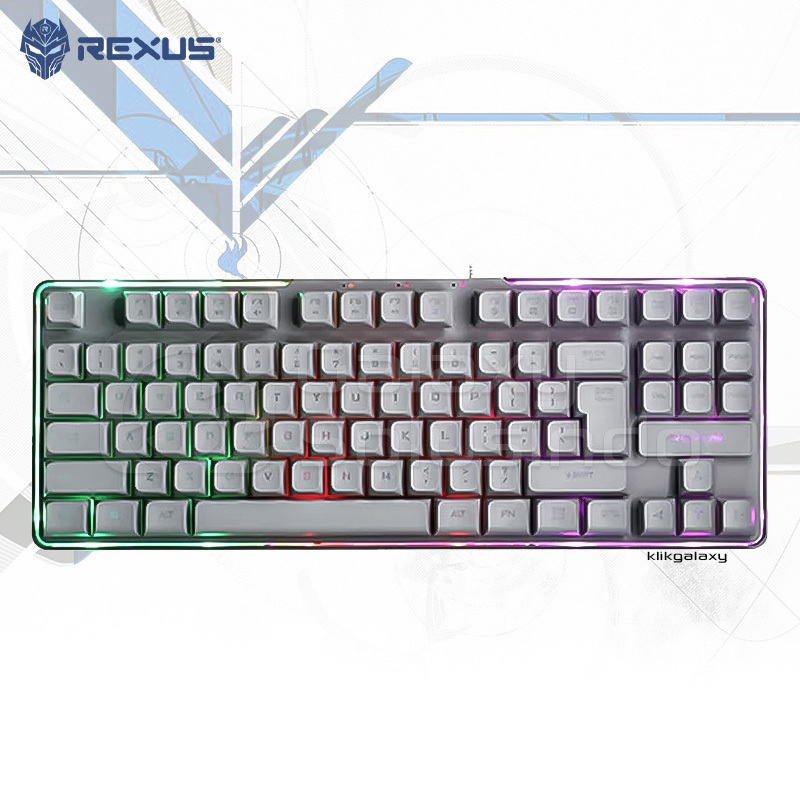 Jual Rexus K9L Membrane Battlefire TKL RGB Gaming Keyboard - Black ...