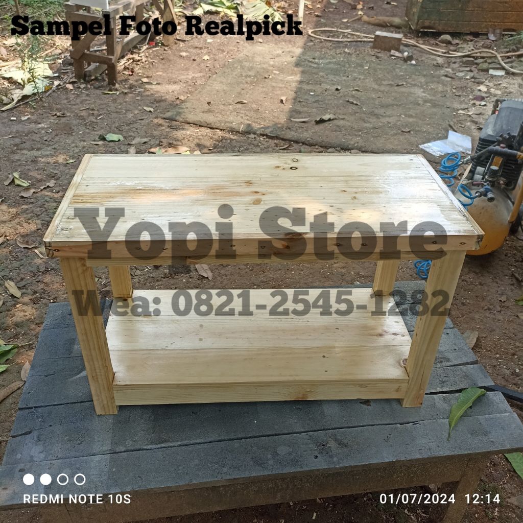 Jual meja 2 susun meja lesehan meja belajar meja serbaguna meja kayu ...