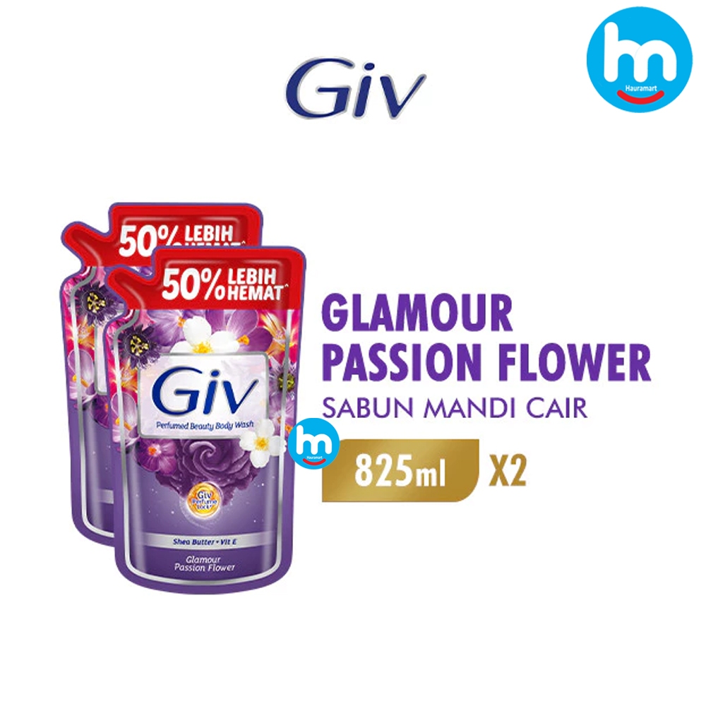 Jual Giv Sabun Mandi Cair Ungu Passion Flowers & Sweet Berry Pouch 800 ...
