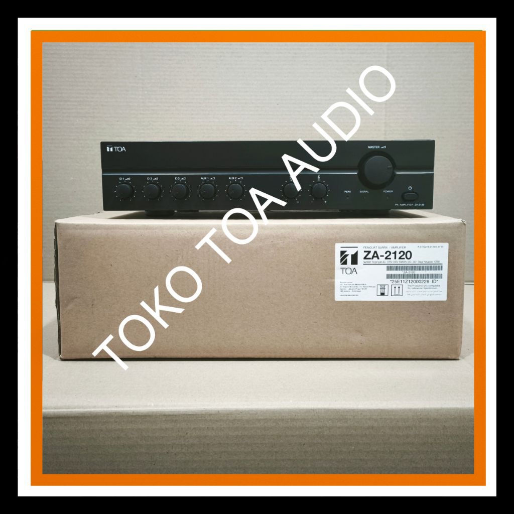 Jual ZA-2120 POWER MIXER AMPLIFIER TOA ZA-2120 120 WATT AMPLI MASJID ...