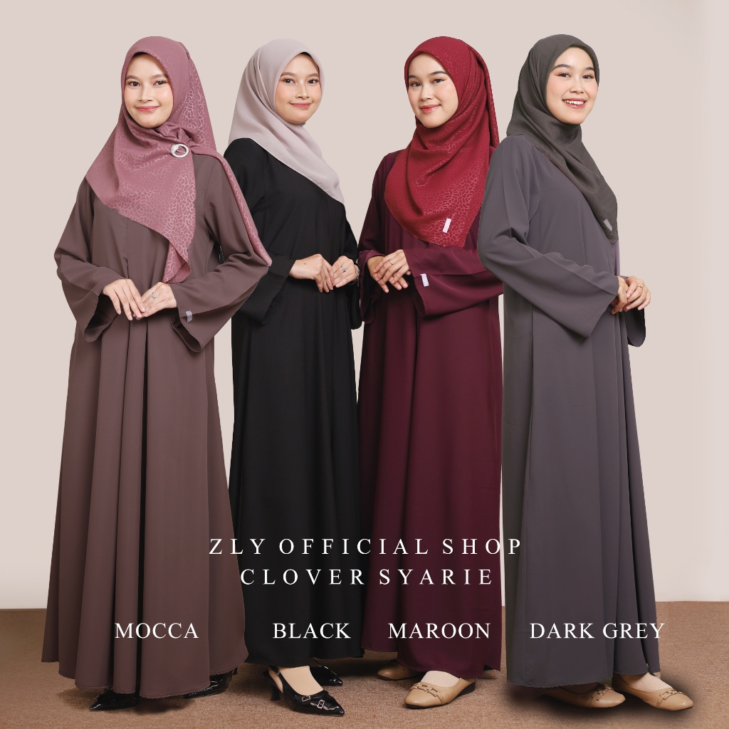 Jual Gamis Daily Clover Syar`i Series Baru Marbela silk UV Busui ...