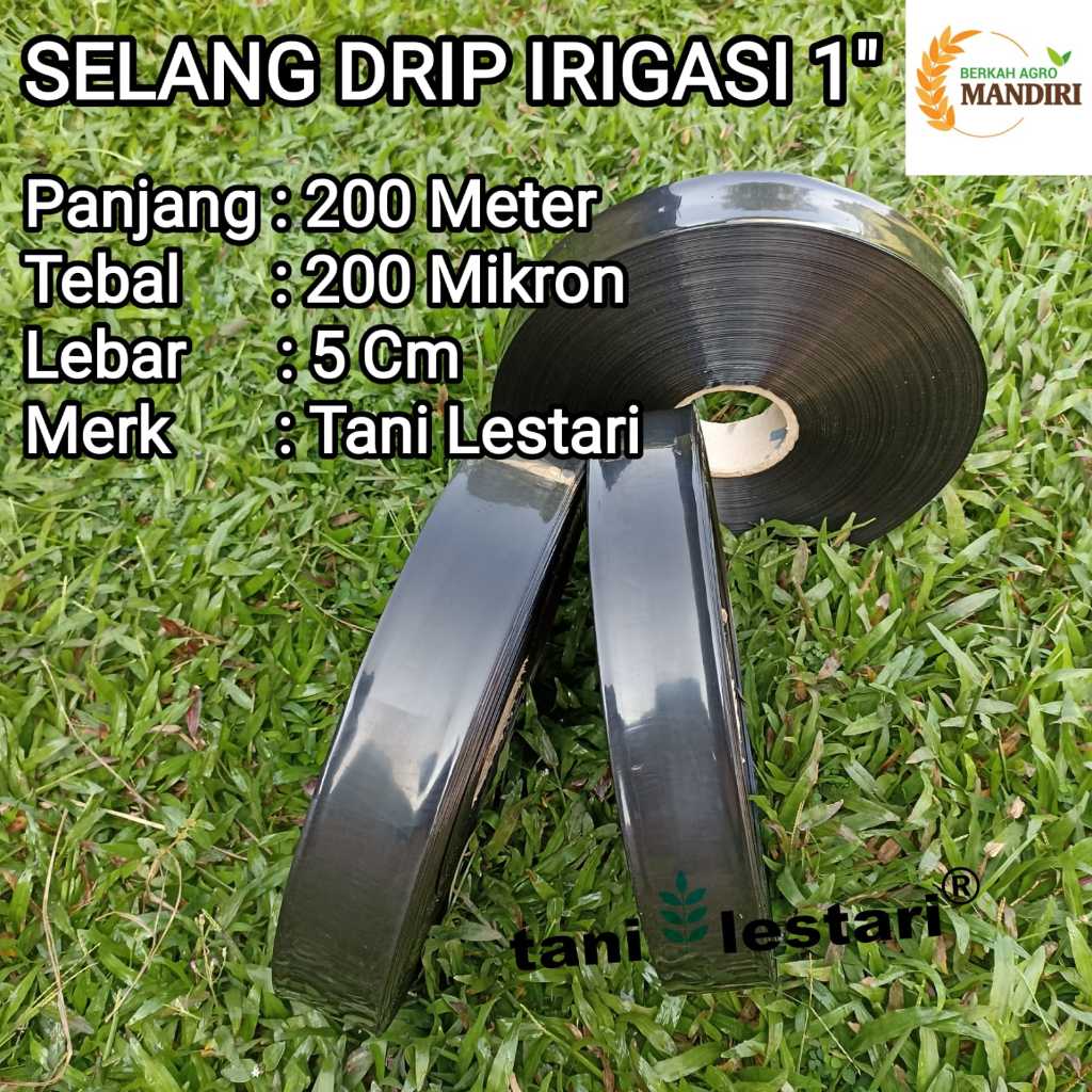 Jual SELANG DRIP IRIGASI 1" 200 METER 200 MIKRON TANI LESTARI | Shopee ...
