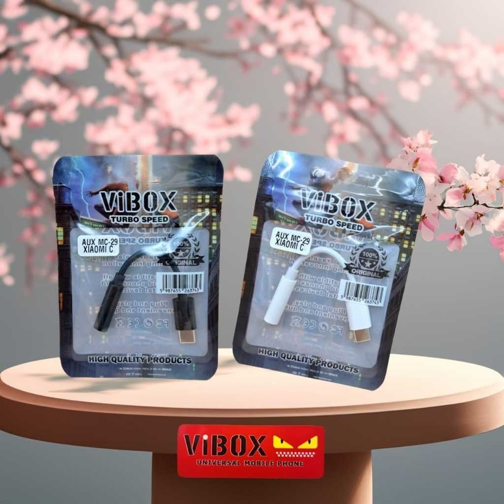 Jual Kabel Aux VIBOX Type C To Jack 3,5 Mm | Shopee Indonesia