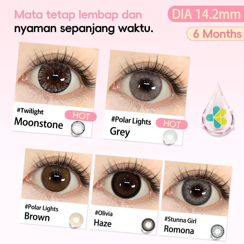 Jual Mysticeyes Softlens Normal softlens diameter 14.2mm lensa kontak ...