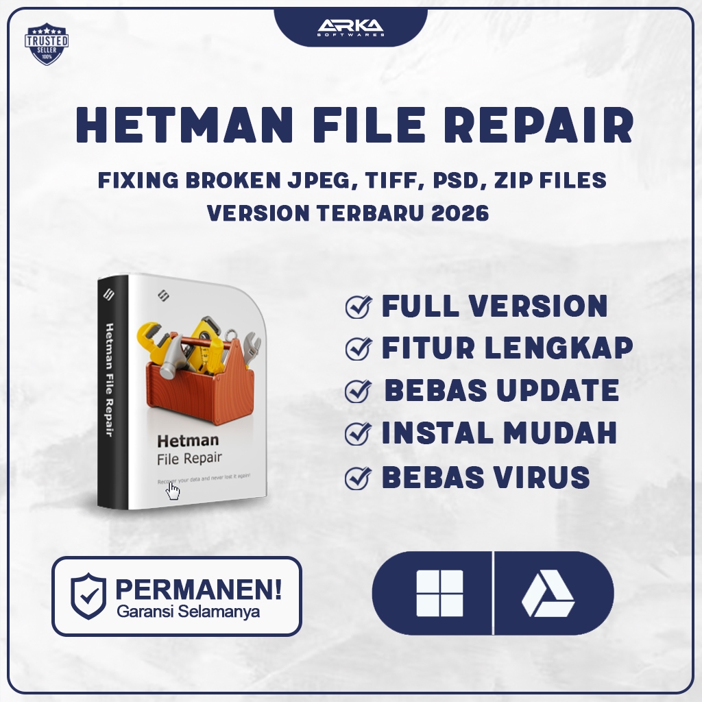 Jual Hetman File Repair 2026 Full Version Original Lifetime | Software Memperbaiki Photo Corrupt ...