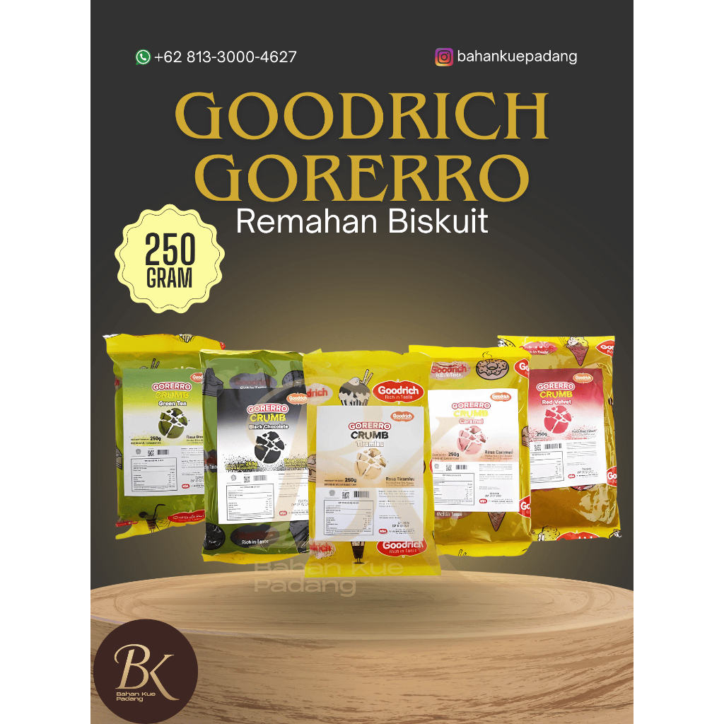Jual GOODRICH GORERRO REMAHAN BISKUIT 250 GR | Shopee Indonesia