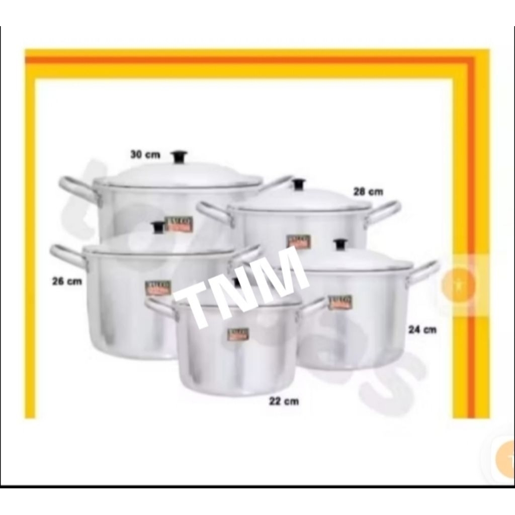 Jual Panci Tinggi Halco / Panci TL Halco / Panci Almunium(Tanpa-Sarang ...