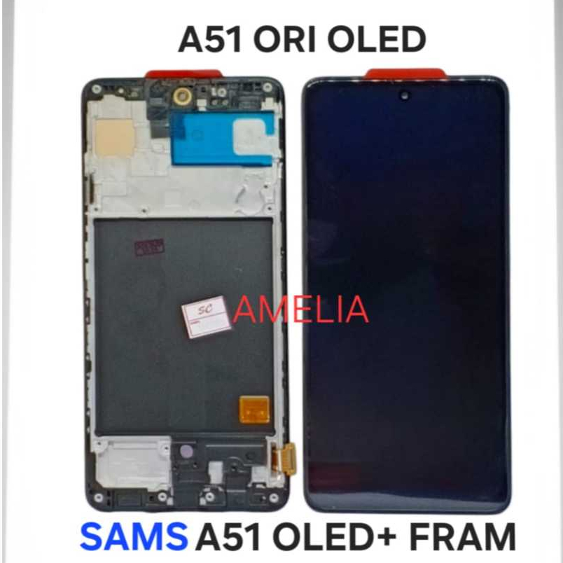 Jual LCD SAMSUNG A51 A515F FULLSET FRAM OLED BIG CAM O FINGER ON | Shopee Indonesia