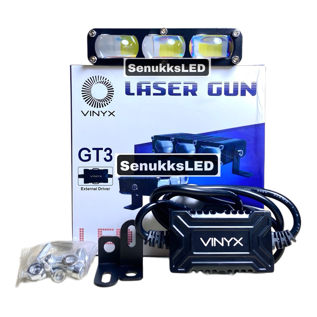 Jual LAMPU TEMBAK VINYX GT3 40 WATT SLIM MINI LASER PUTIH KUNING VINYX ...