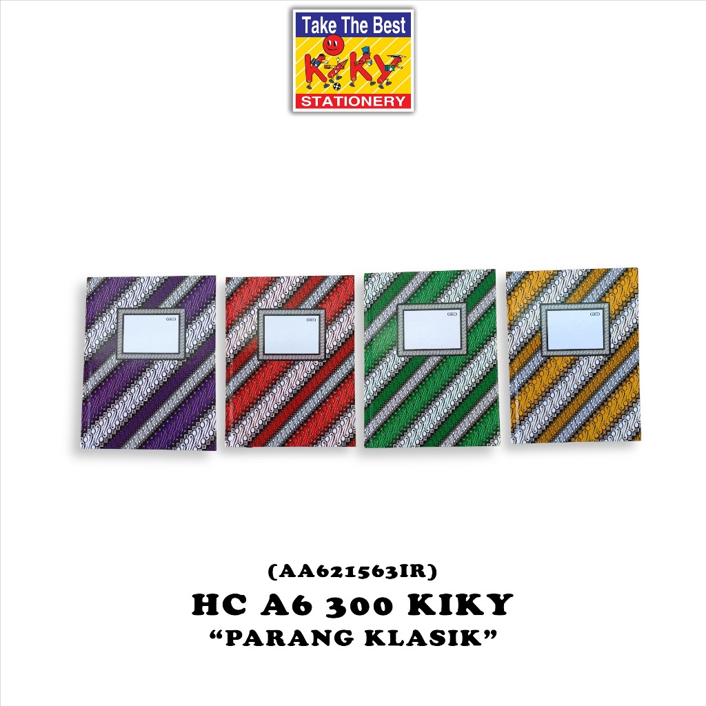 Jual KIKY Buku Hard Cover A6 Glossy Mini Agenda 300 Lembar | Shopee ...