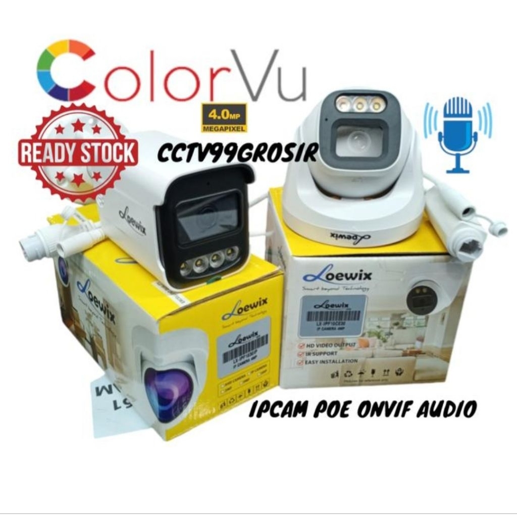 Jual LOEWIX CCTV Kamera 4MP IP Camera Indoor Build In Mic Audio LX ...