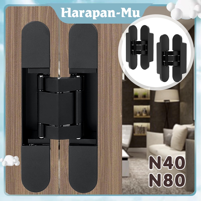 Jual Engsel Pintu Invisible 1 Set Dengan Aksesori Pemasangan Invisible ...