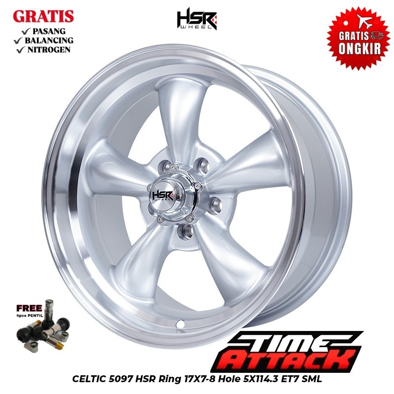 Jual Velg Mobil Odyssey R17 HSR WHEEL Tipe CELTIC Ring 17 - TIME ATTACK ...