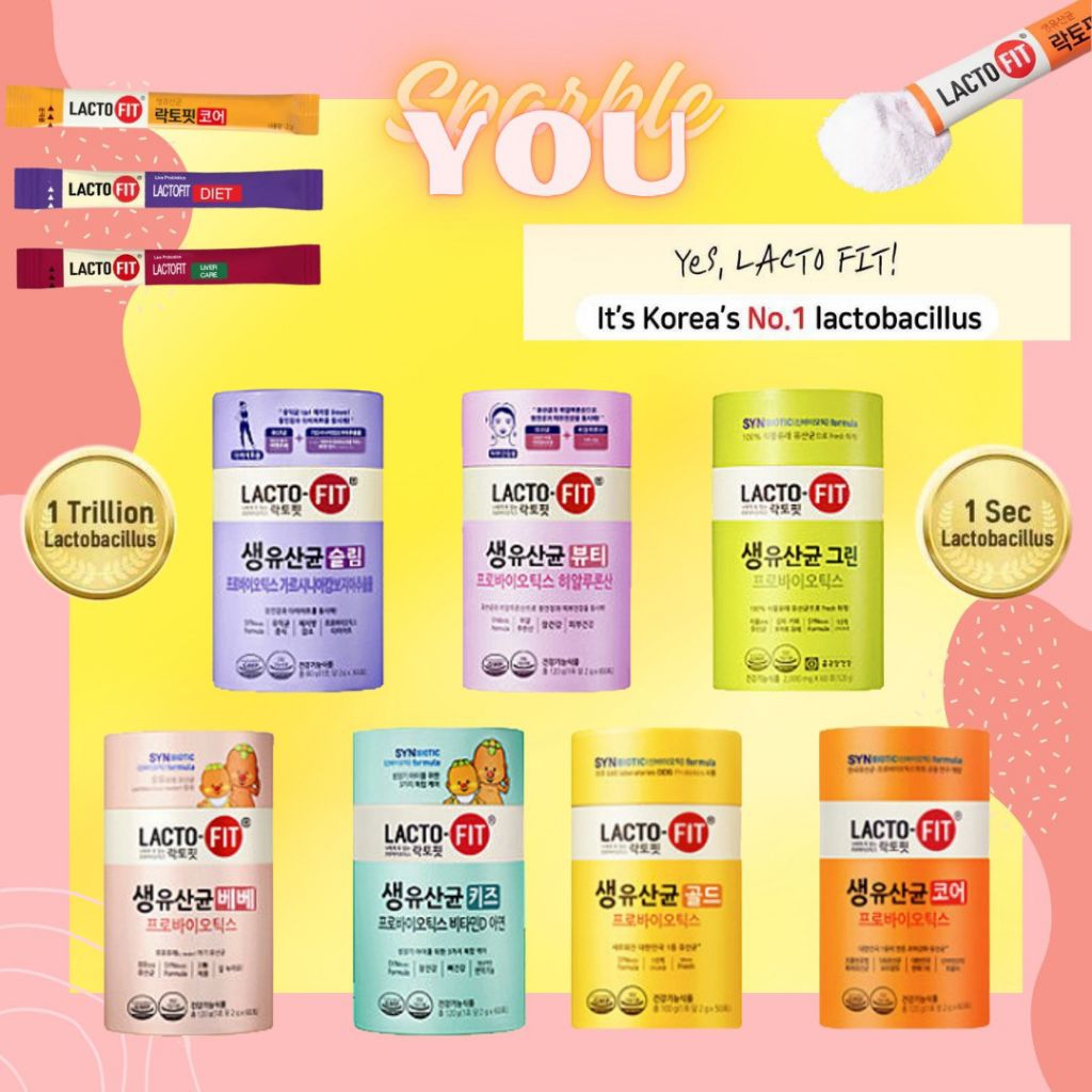 Jual [100% ORI KOREA] LACTO-FIT 60 sticks | Shopee Indonesia