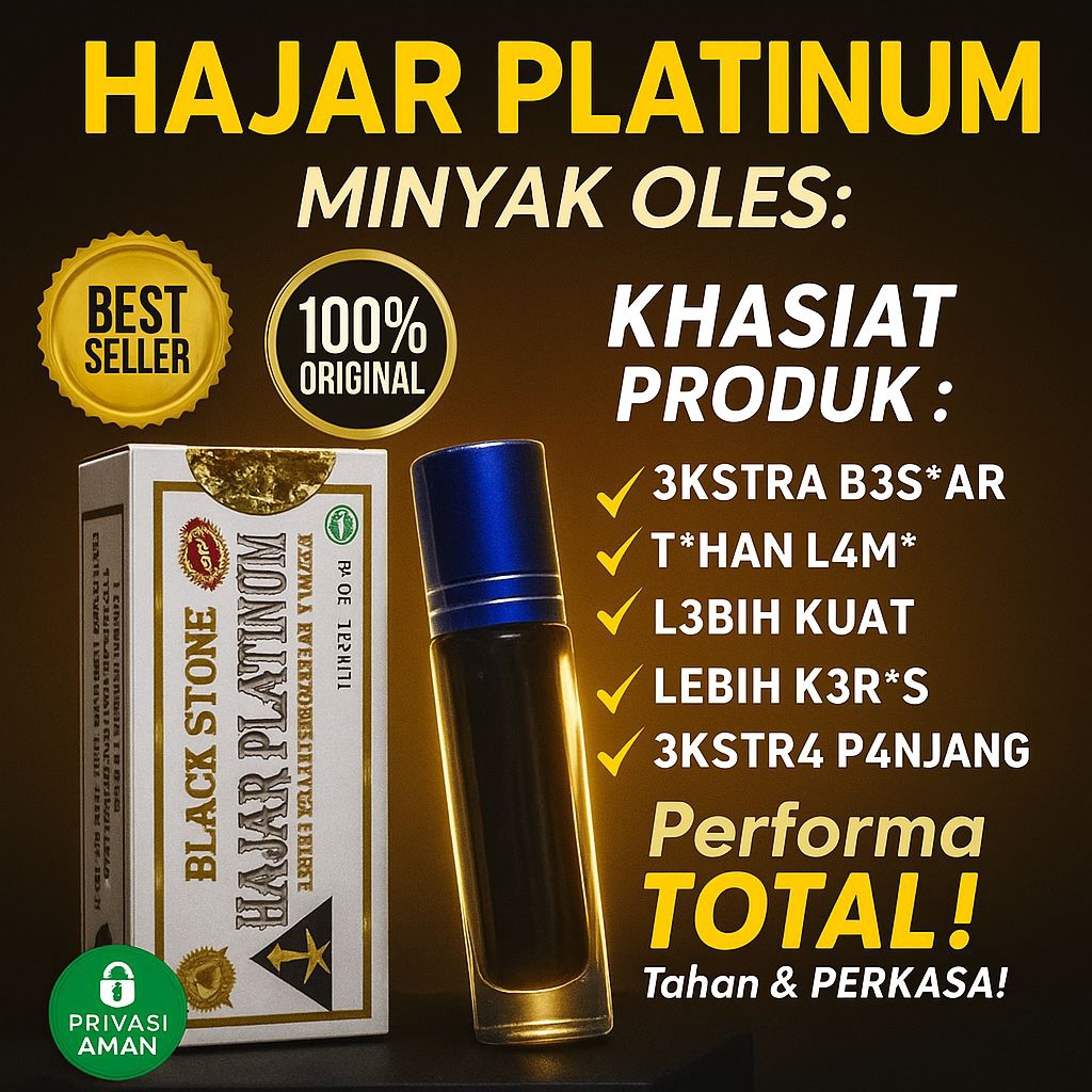 Jual Obat Oles Hajar Platinum Kuat, TahanLama | Obat Herbal Pria Perkasa Asli BPOM Original ...
