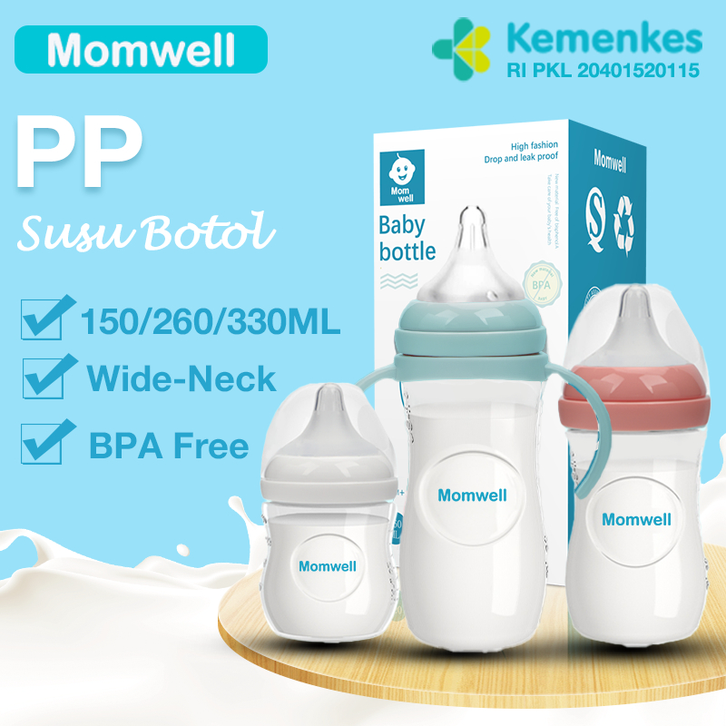 Jual Momwell Botol Dot Bayi BPA Free Anti Bocor Botol Susu Bayi150ML ...