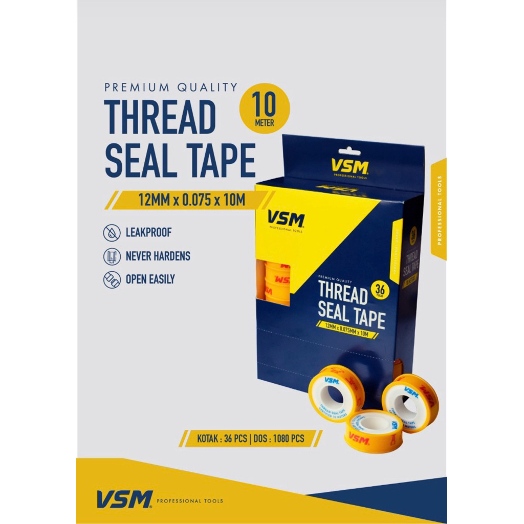 Jual (1PACK:36PCS) Promo seal tape VSM | Sealtape model ONDA | Solasi ...