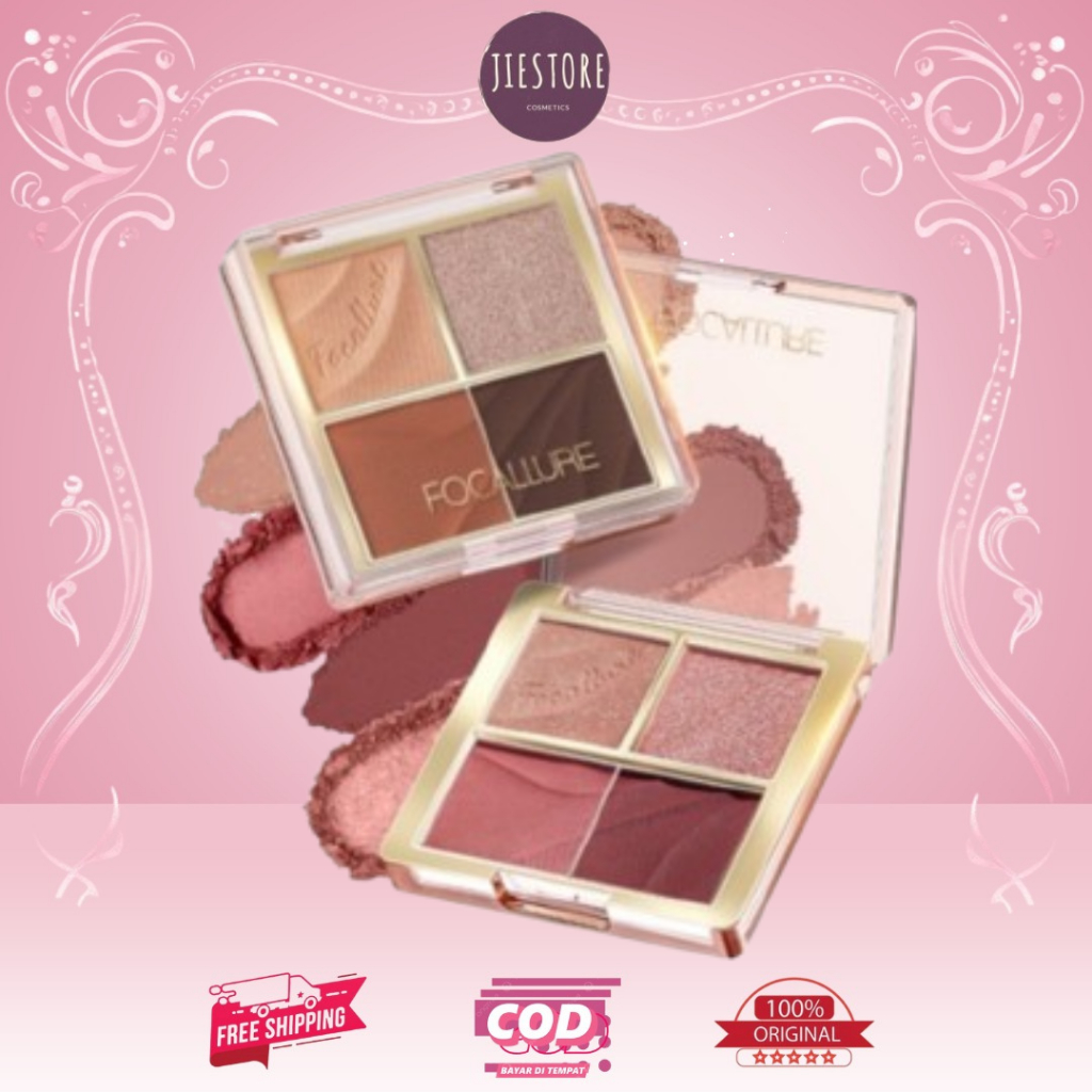 Jual FOCALLURE Multi-Use Eyebrow Powder Palette Eyeshadow Compact ...