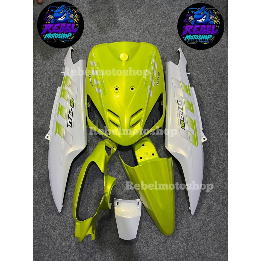 Jual Cover full body halus Yamaha mio sporty warna green yellow vietnam ...