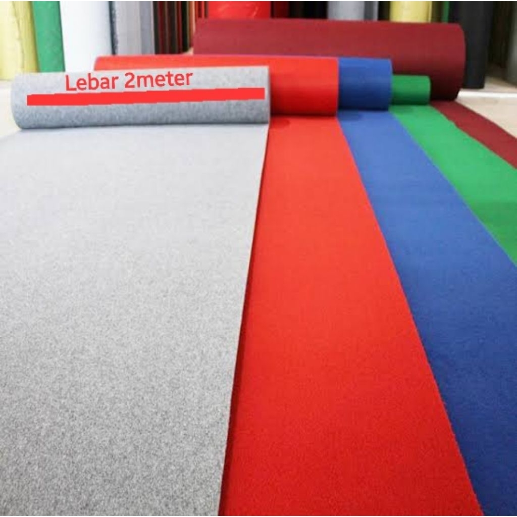 Jual Karpet bludru Lebar 2meter / karpet pameran / karpet Lebar 2meter ...