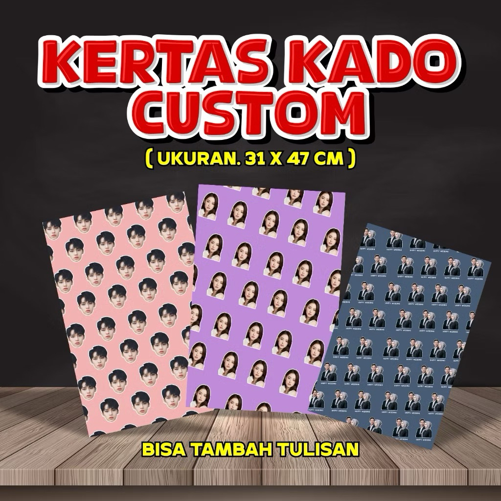 Jual KERTAS KADO CUSTOM | Shopee Indonesia