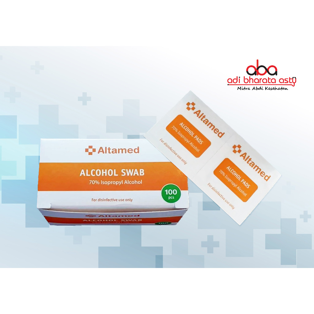 Jual Alcohol Swab Box/100 Pcs Altamed | Shopee Indonesia