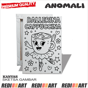 Jual Kanvas Sketsa Mewarnai 20x30 ANOMALI | Shopee Indonesia