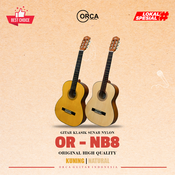 Jual ORCA Gitar Klasik OR - NB8 Senar Nylon Guitar | Shopee Indonesia